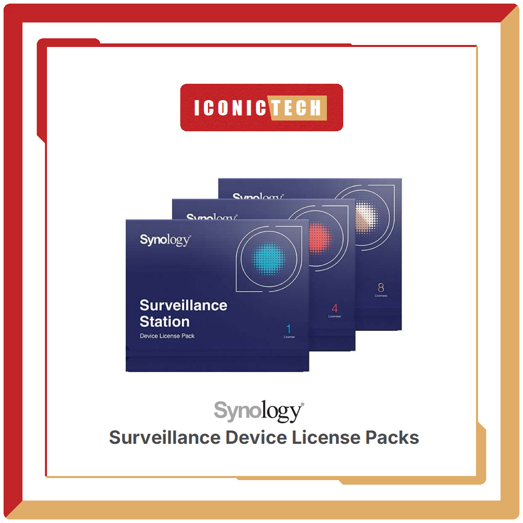 Synology 1-Camera License Key, 4-Camera License Key, 8-Camera License ...