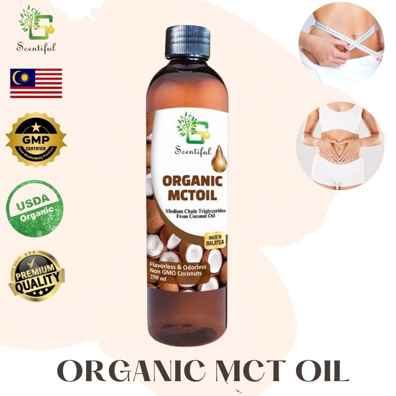 SCENTIFUL MCT Oil 100% Pure Natural Organic Coconut Bulletproof Coffee / MCT Oil Keto Supplement ...