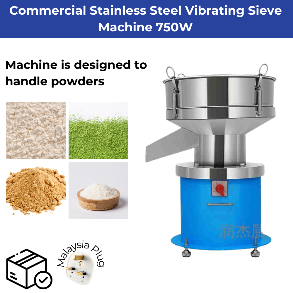 Commercial Powder Vibrating Sieve Machine | 304 Stainless Steel | Fine ...