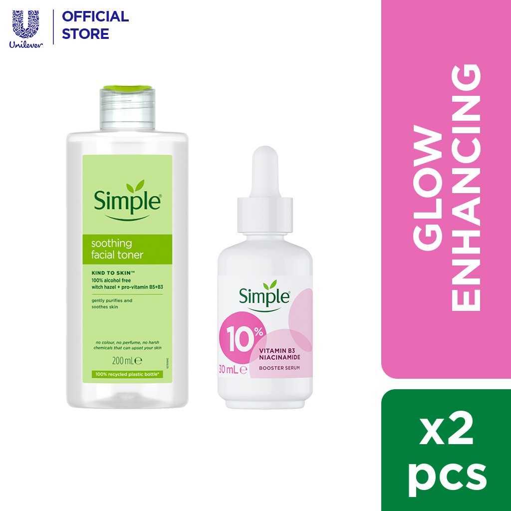 [Value Bundle] Simple Brightening Booster Serum Set with 10% ...