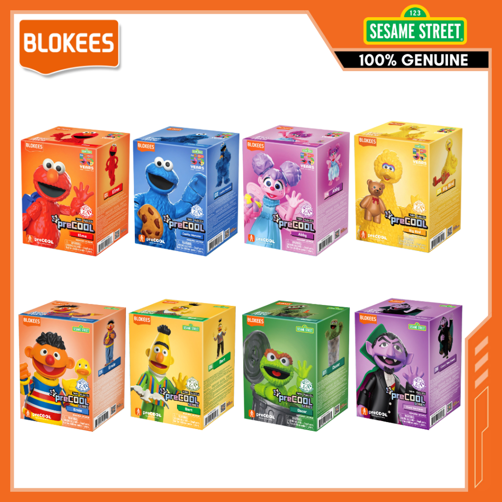 Mainan Model Plastik - Blokees Sesame Street Friends Model Kit | Shopee ...