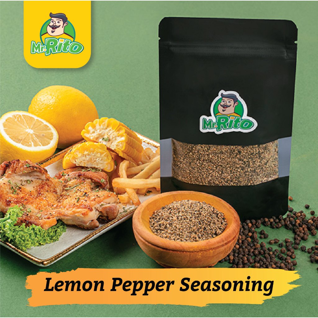 Mr Rito Lemon Pepper Seasoning 1kg | Shopee Malaysia