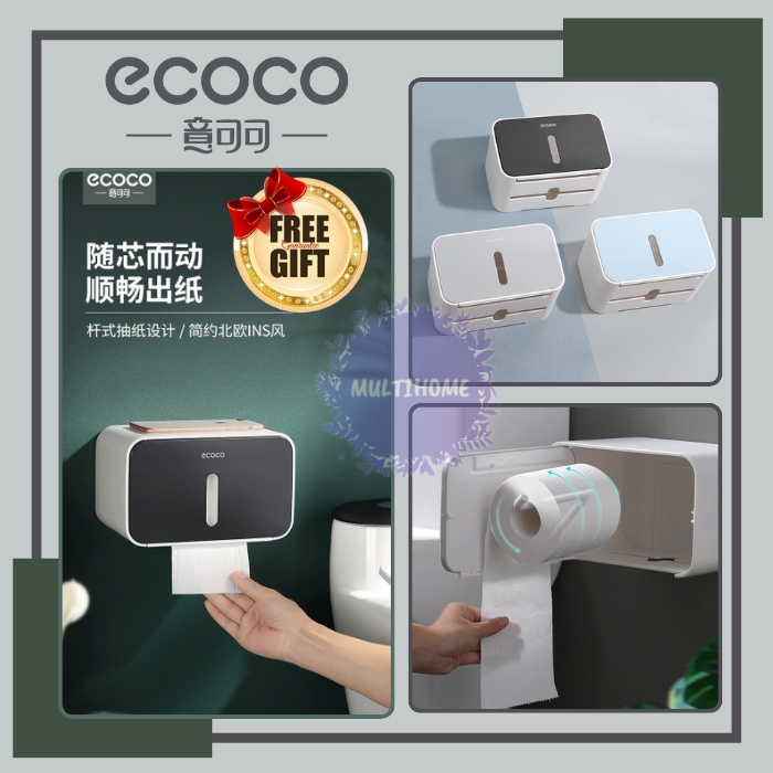 ECOCO Wall Mounted Toilet Roll Paper toilet tissue box Household ...