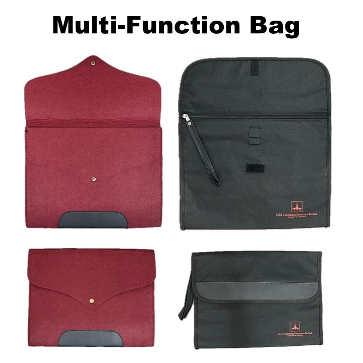 Canvas Business File Bag Folders Bag Multi-function Document ...