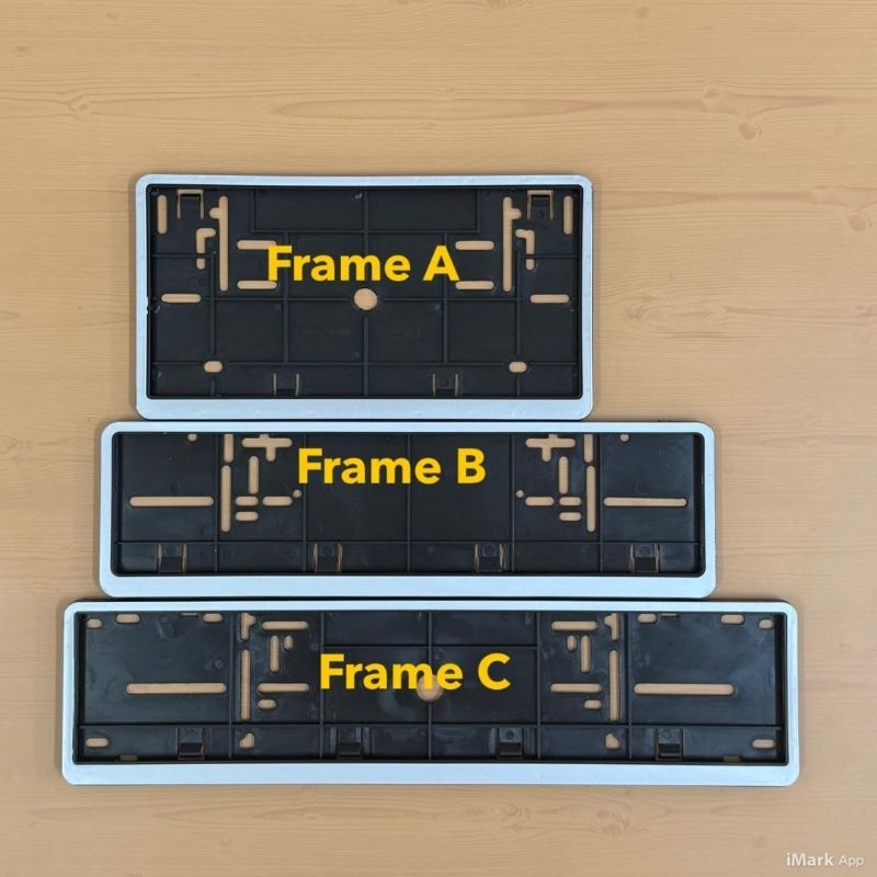 Universal Car Plate Casing Frame / Cover Number Plate Holder (Universal ...