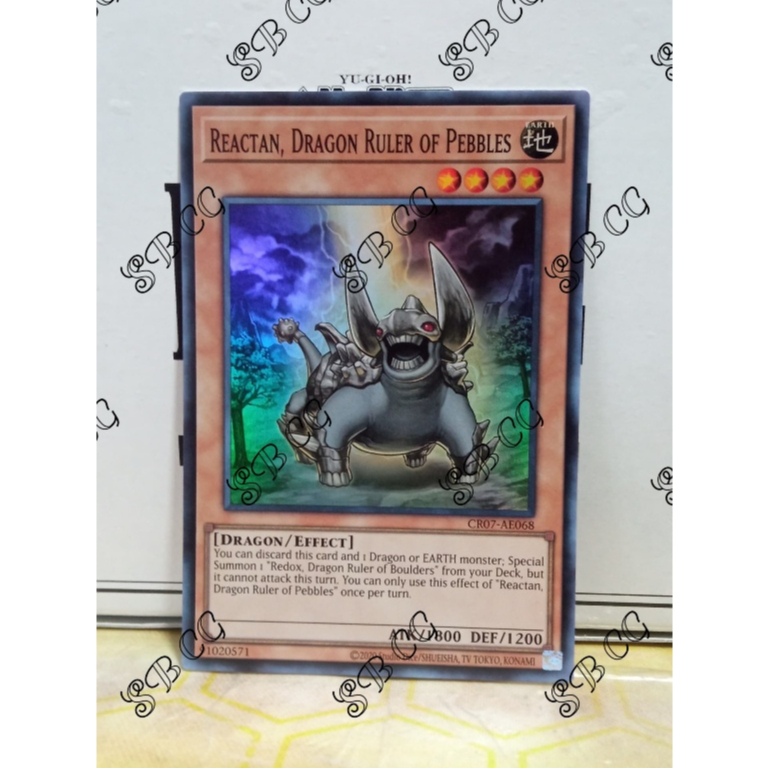 Creation Pack 07 CR07-AE068 "Reactan, Dragon Ruler of Pebbles" | Shopee ...