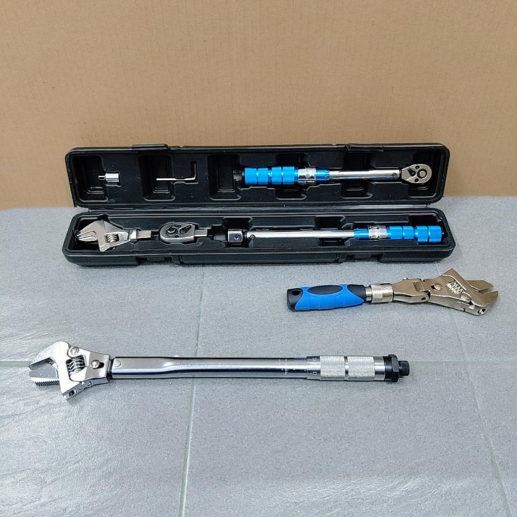 Spanner torque wrench ratchet adjustable head multipurpose tool car air ...