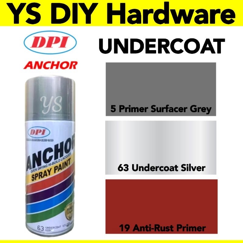Anchor Spray Paint Undercoat Primer Coating Metal Protection | Shopee ...