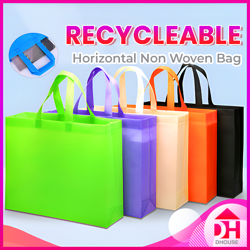 Horizontal Non-Woven A3 Plain Bag Recycle Reusable Foldable Eco ...