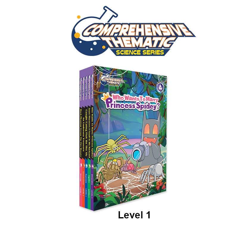 Comic Holic Comprehensive Thematic Science Series Level 1-3 Science ...