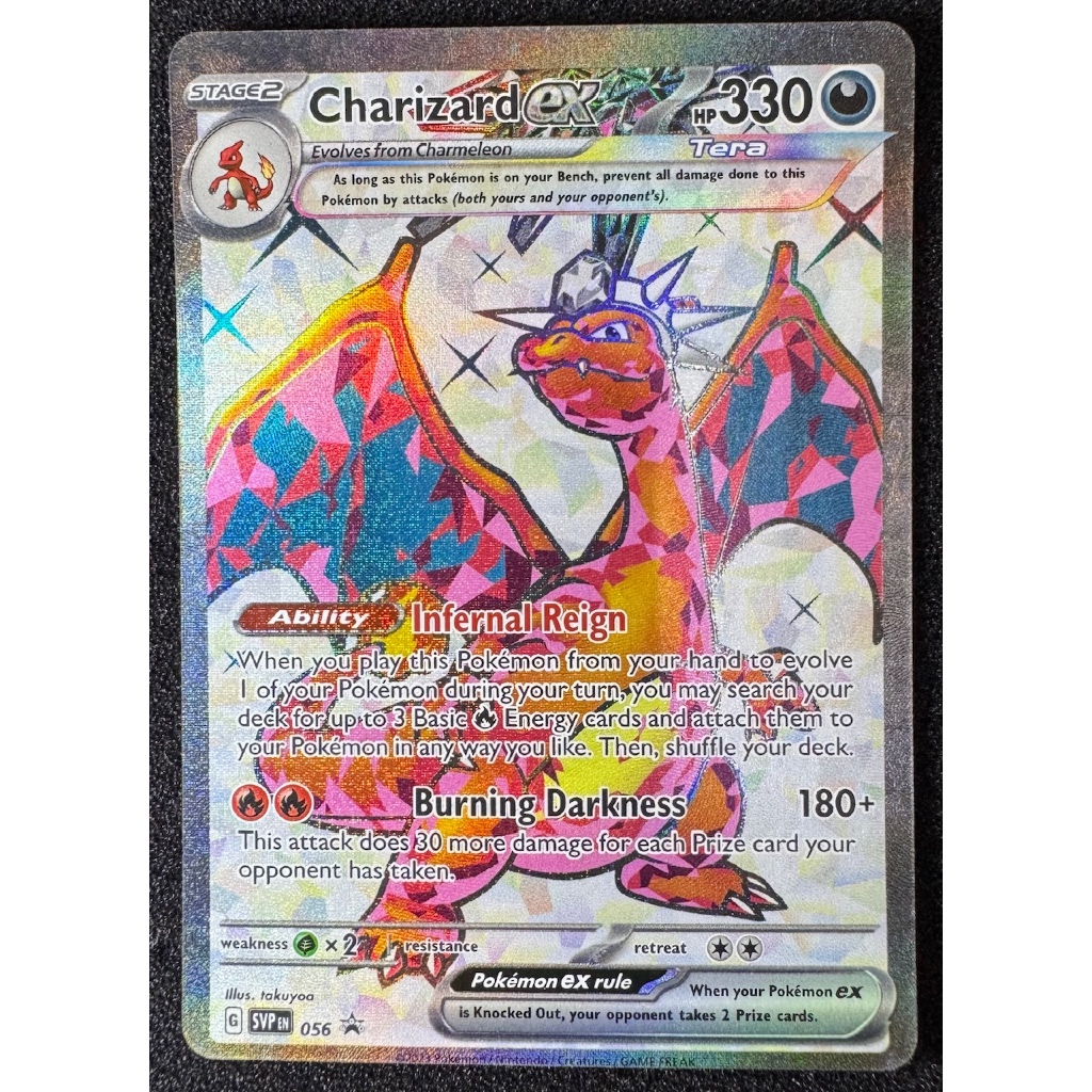 2023 Pokemon Svp En-Sv Black Star Promo 056 Charizard Ex Premium ...