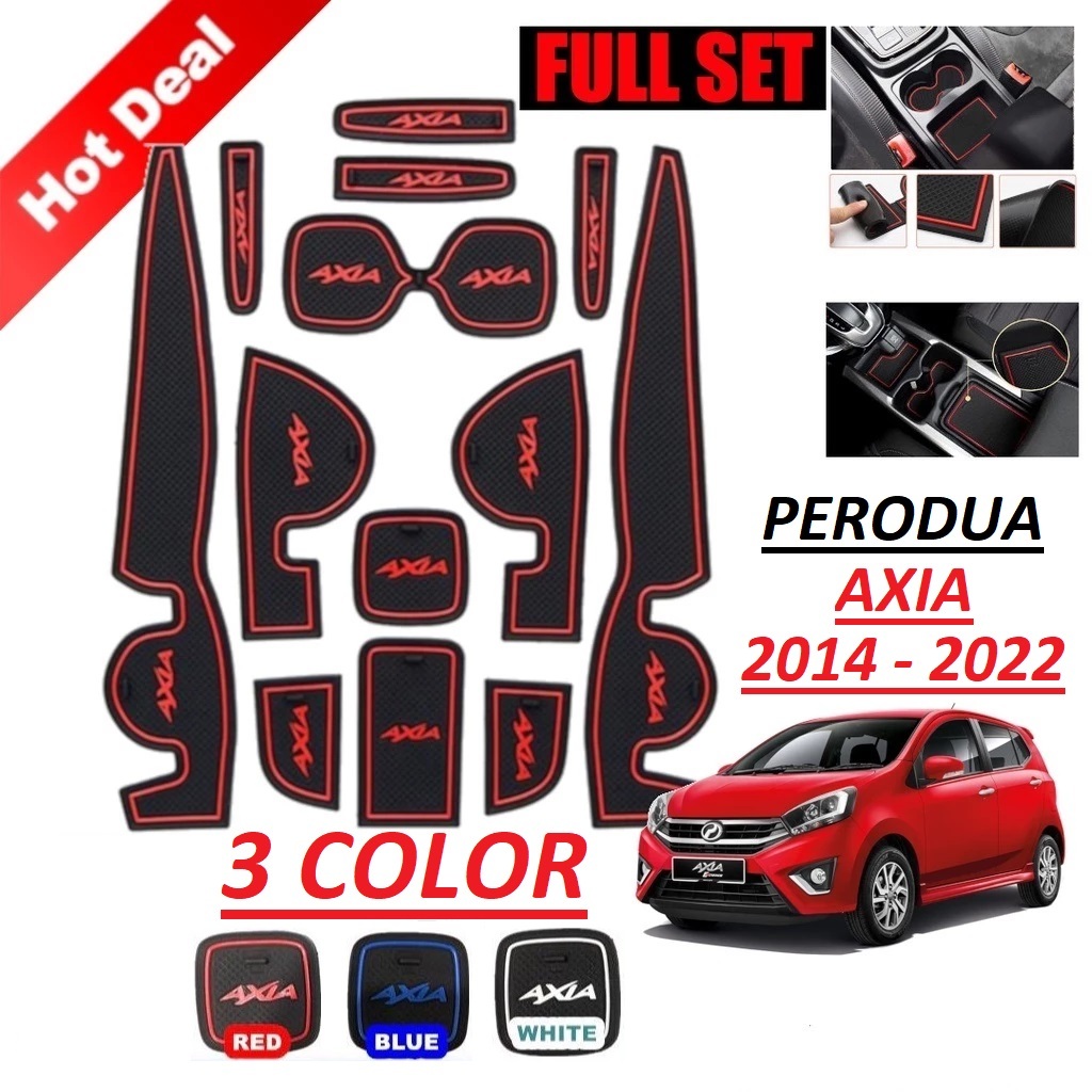 Perodua Axia 2014 - 2022 Interior Slot Mat Rubber Mat Dashboard Pad ...