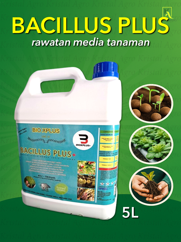Bacillus Plus - Rawatan Media Tanaman (5L) | Shopee Malaysia