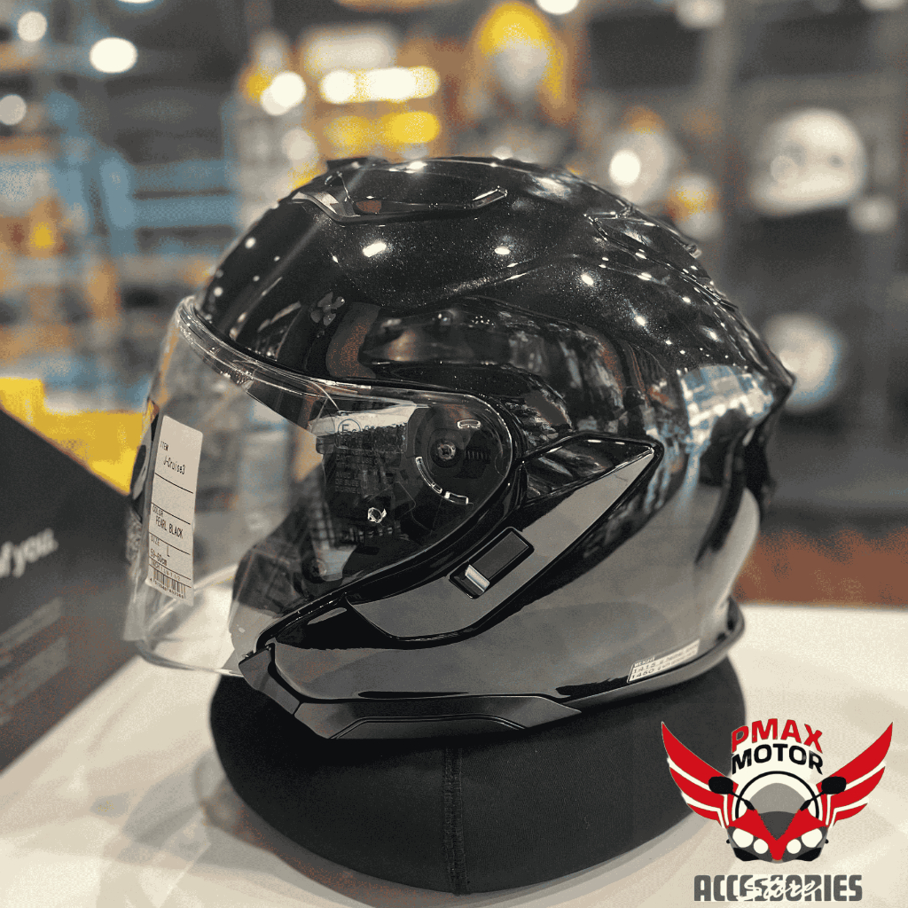 SHOEI J-CRUISE 3 JCRUISE 3 SHOEI 100% ORIGINAL PEARL BLACK SHOEI HELMET ...