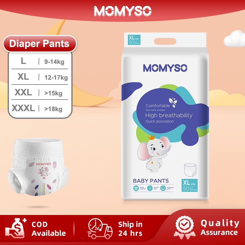3PCS Baby Diaper Trial Pack Ultra-Thin Dry Breathable Leak-Proof Large ...