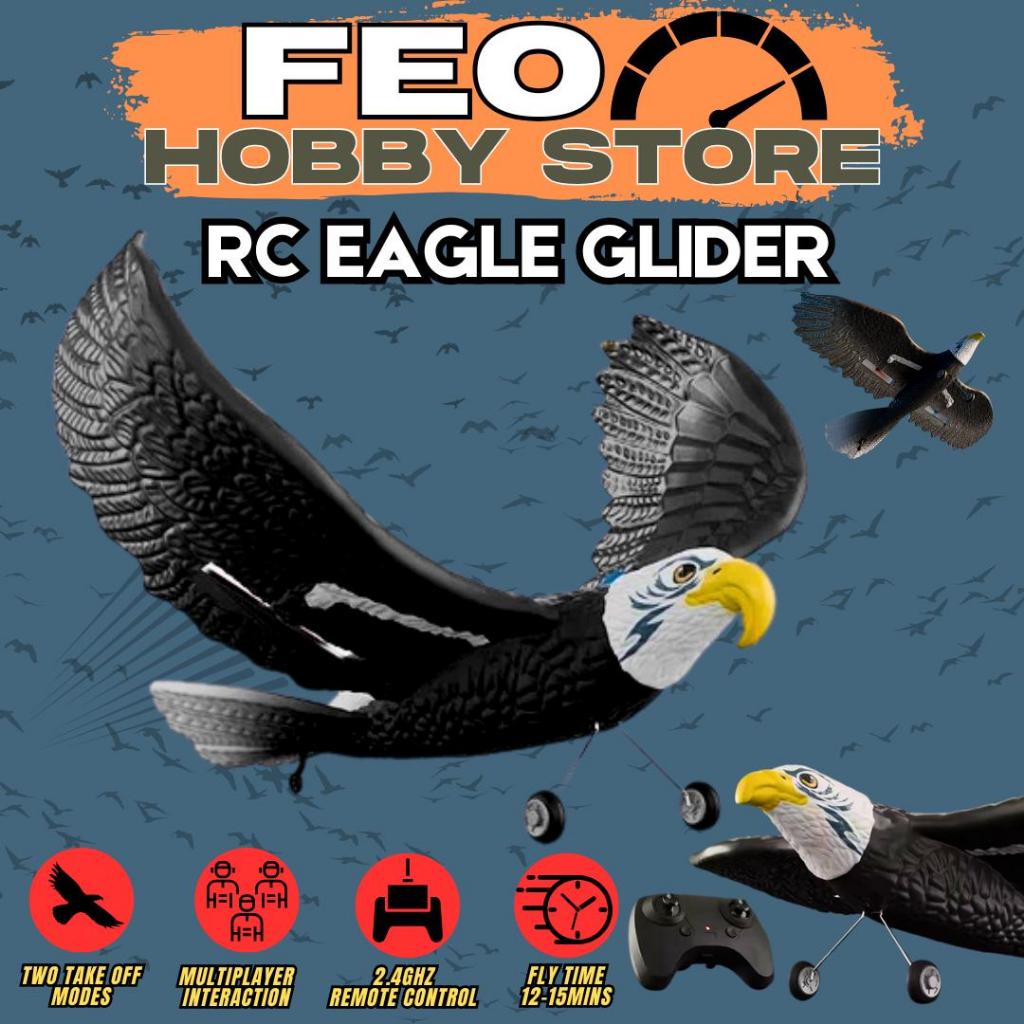 FEO-RC Eagle W40 Glider Plane 2.4G 420MM Wingspan Eagle Rc Airplane EPP ...