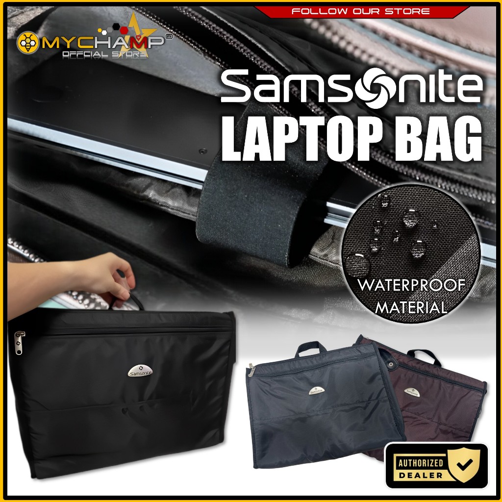 Samsonite Laptop Bag Anti Theft Waterproof Beg Komputer Riba Kalis Air ...