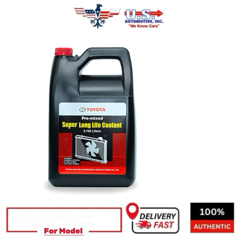 08889-80061 Toyota Super Long Life Coolant Pre-mix (3.785L) For Toyota, Honda, Kia, Proton ...