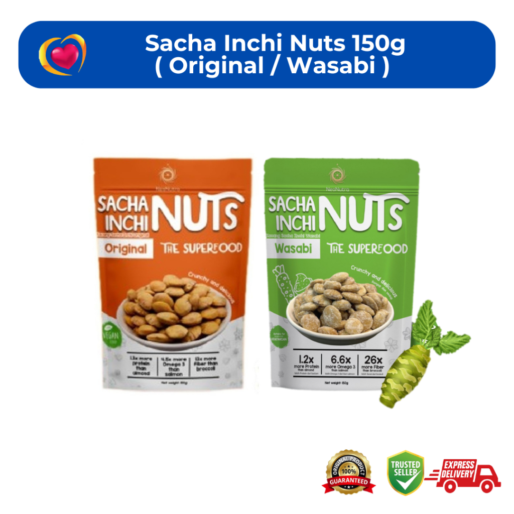 Sacha Inchi Nuts (Original / Wasabi) 150g | Shopee Malaysia
