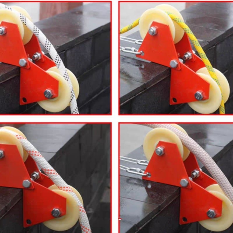 RETRACTABLE ROPE PULLEY ROPES GUIDE PULLEY TAKAL TALI | Shopee Malaysia