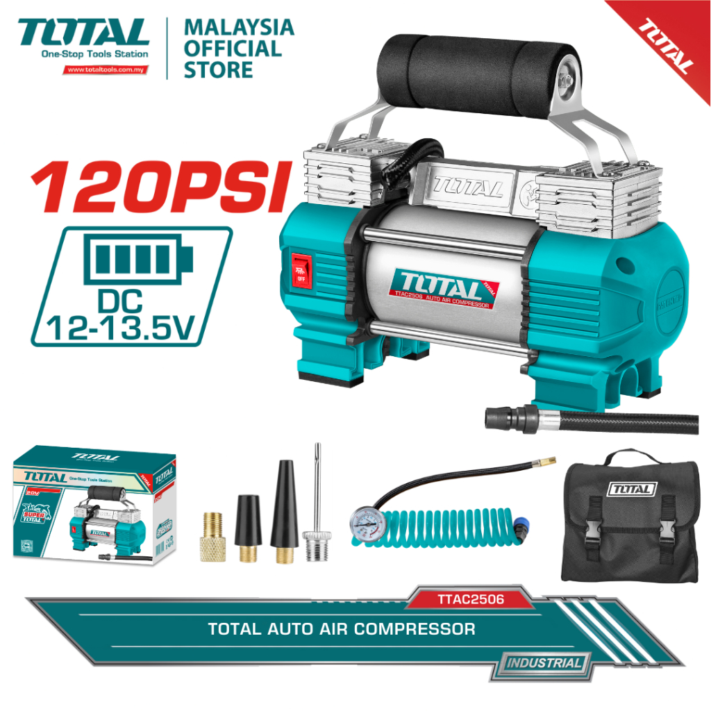 Total 120Psi Auto Air Compressor - TTAC2506 | Shopee Malaysia