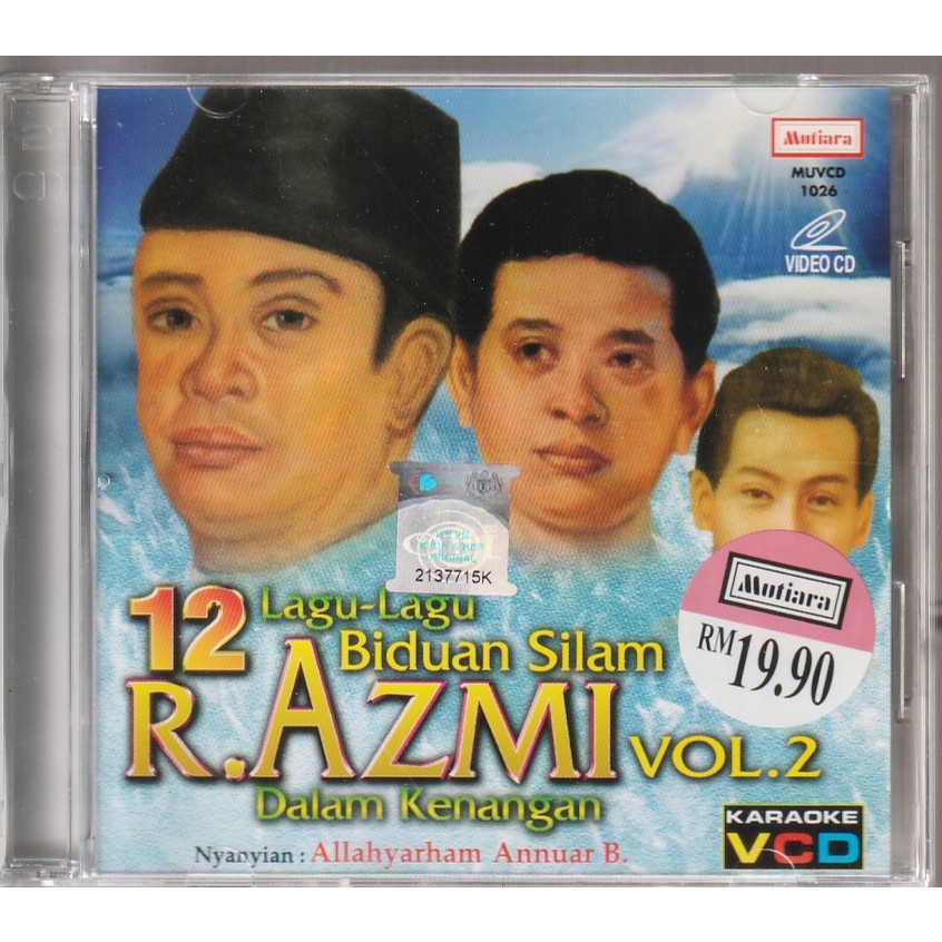 VCD R AZMI VOL 2 : 12 LAGU BIDUAN SILAM DALAM KENANGAN [ VCD KARAOKE ...