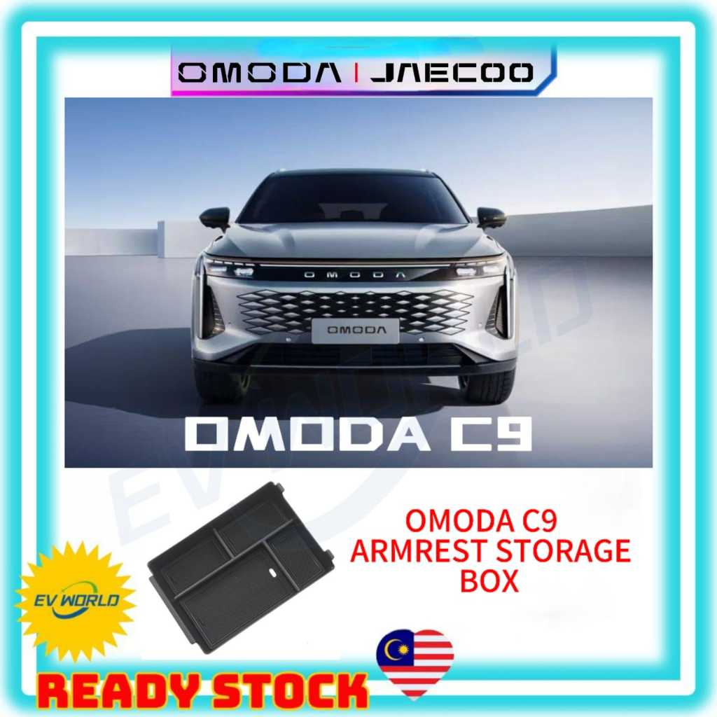 【J383】Kotak Penyimpanan Konsol Tengah JAECOO OMODA C9 Armrest Storage ...