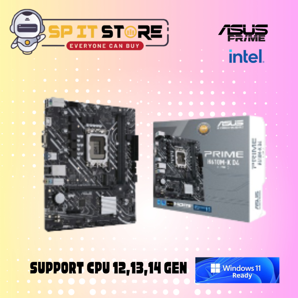 ASUS H610M-K D4 (CSM) SOCKET LGA1700 MOTHERBOARD | Shopee Malaysia