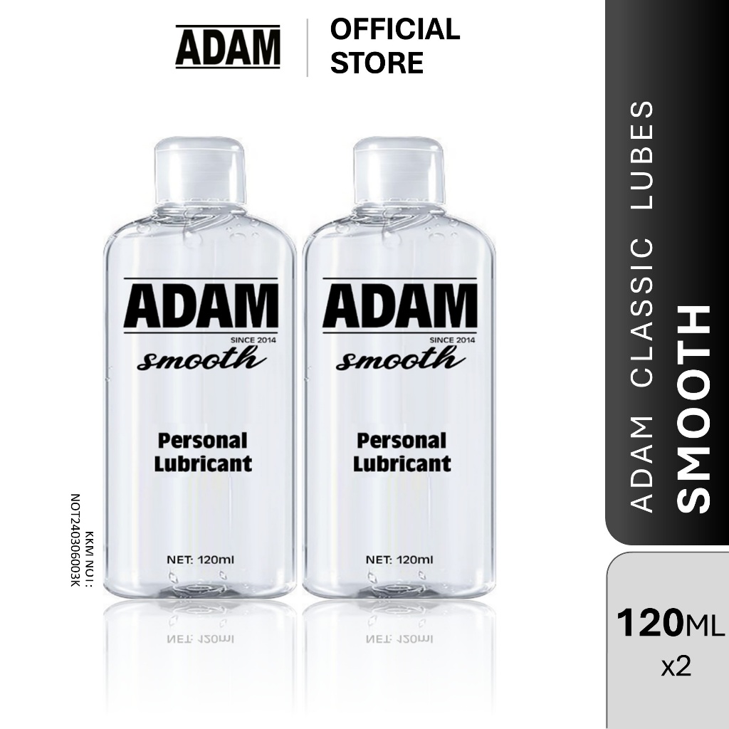 Adam lubricant Adam Smooth lubricant Adam lube pelincir seks lubricant ...