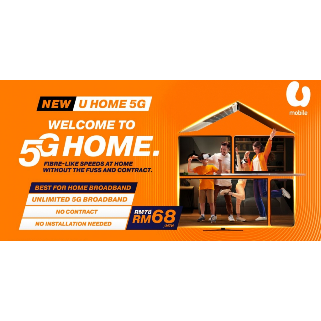 U Home 5G: U Mobile’s unlimited 5G wireless broadband (PLAN + 5G ROUTER ...