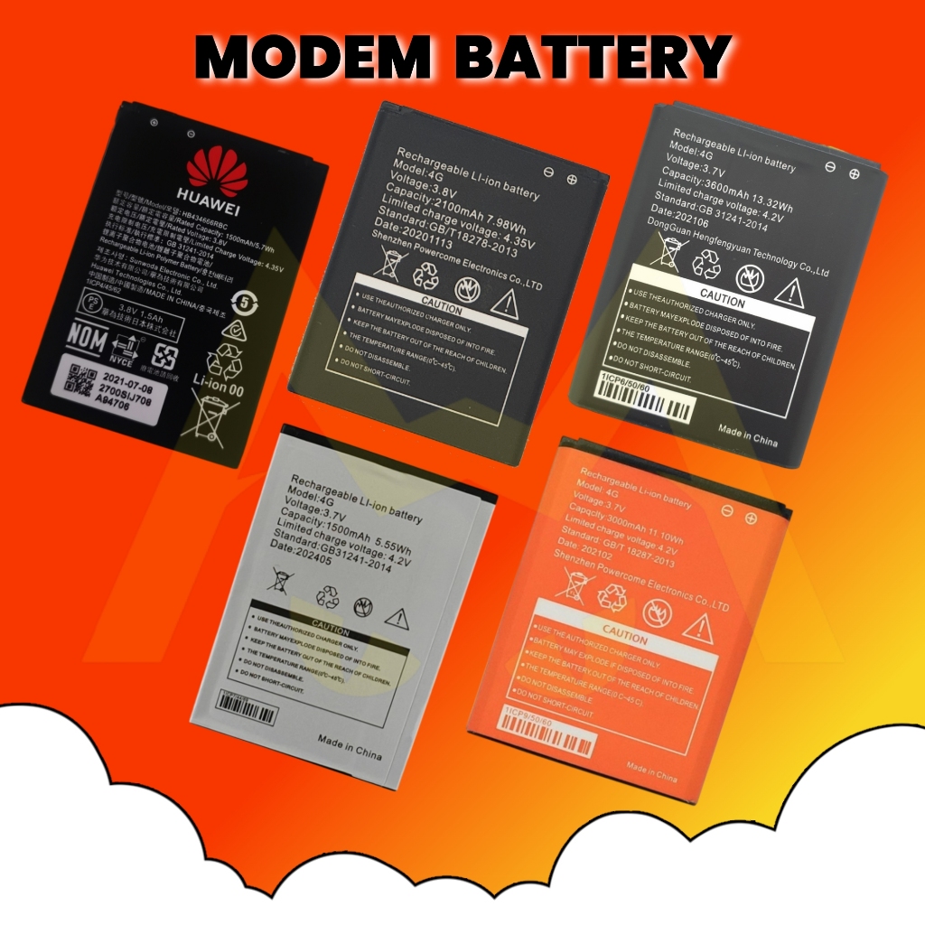 Rechargeable Li-Ion Battery D5 D6 D921 E5785 PRO L5775 MiFi Battery ...