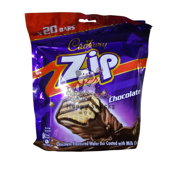 Cadbury Zip Wafer Bar With Milk Chocolate 20pcs | Shopee Malaysia