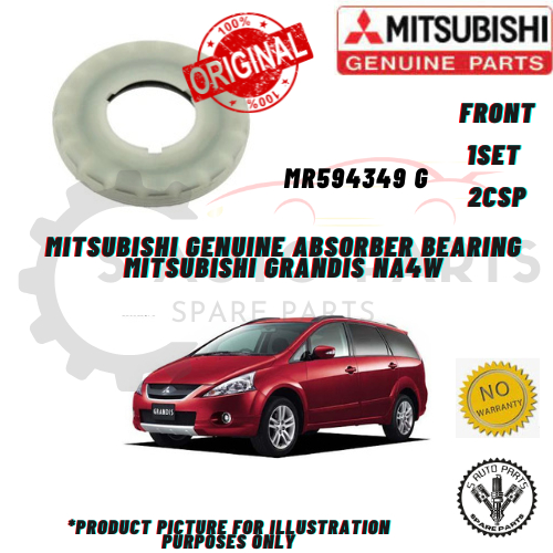 MITSUBISHI GRANDIS NA4W ORIGINAL MITSUBISHI ABSORBER BEARING (FRONT ...