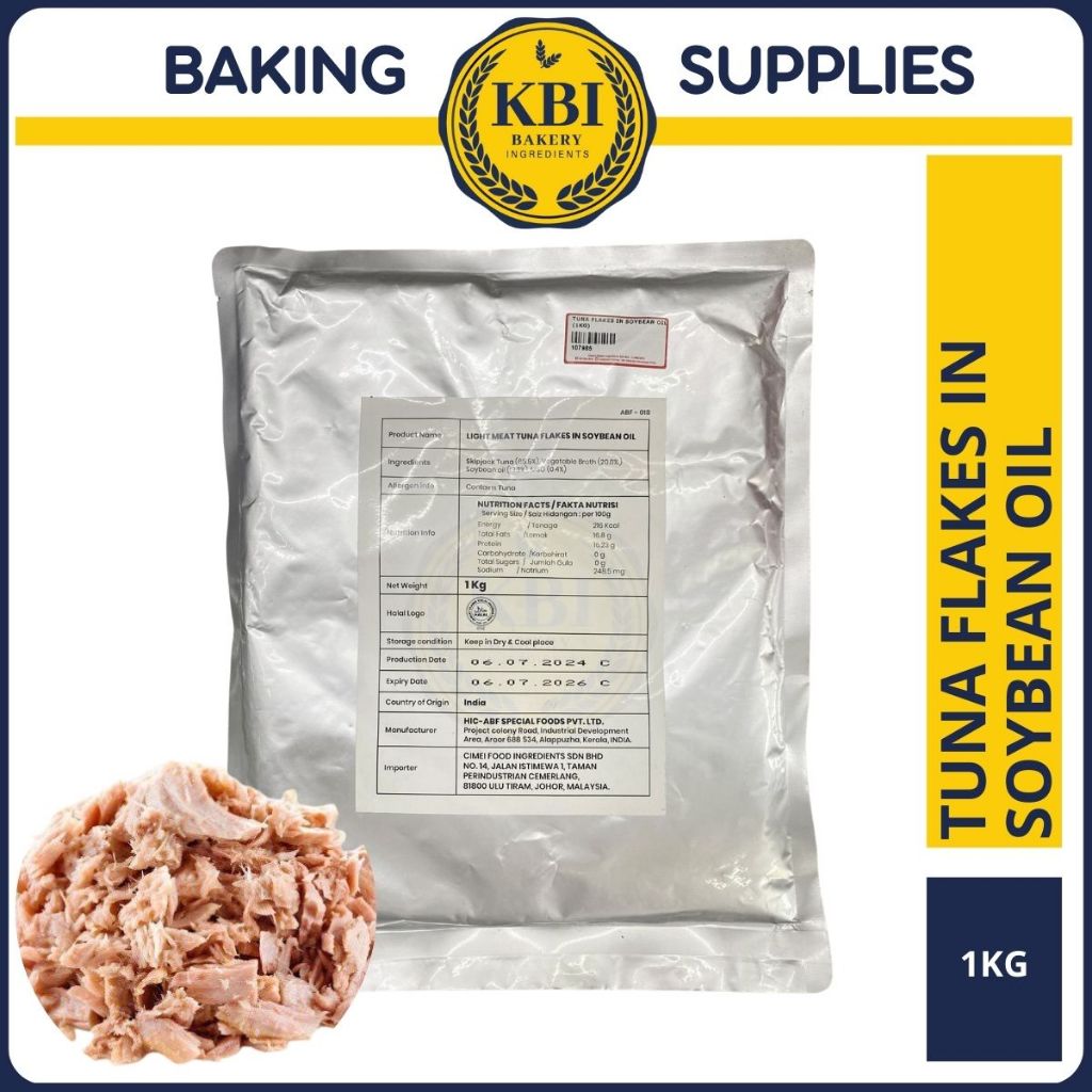TUNA FLAKES IN SOYBEAN OIL 1KG HALAL READY STOCK | Shopee Malaysia