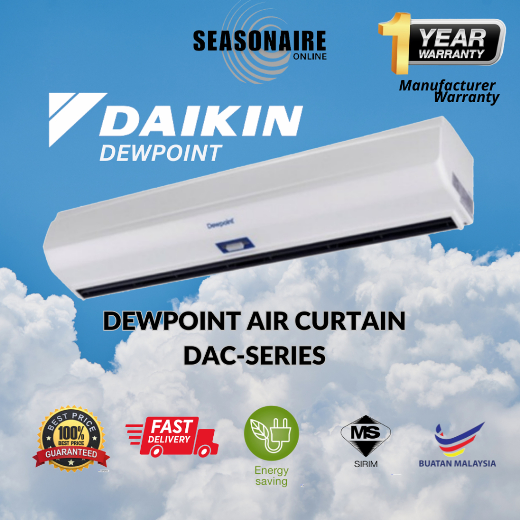 BEST VALUE~DEWPOINT [DAIKIN] AIR CURTAIN STANDARD TYPE | Shopee Malaysia