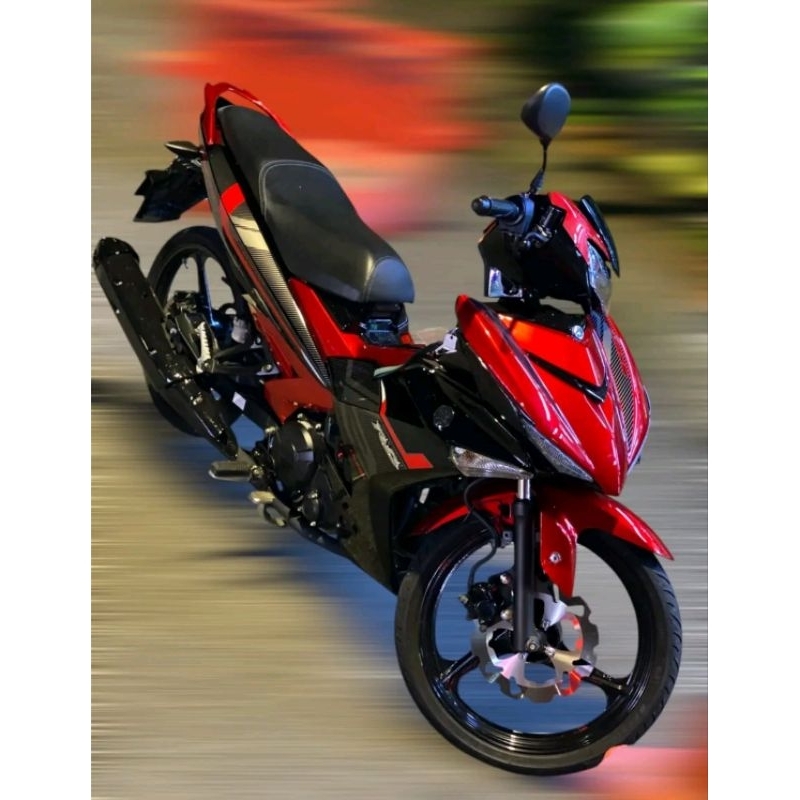 y15 V1 V2 EXCITER RC 1 MERAH HITAM COVER SET TAMPAL SIAP STICKER ...