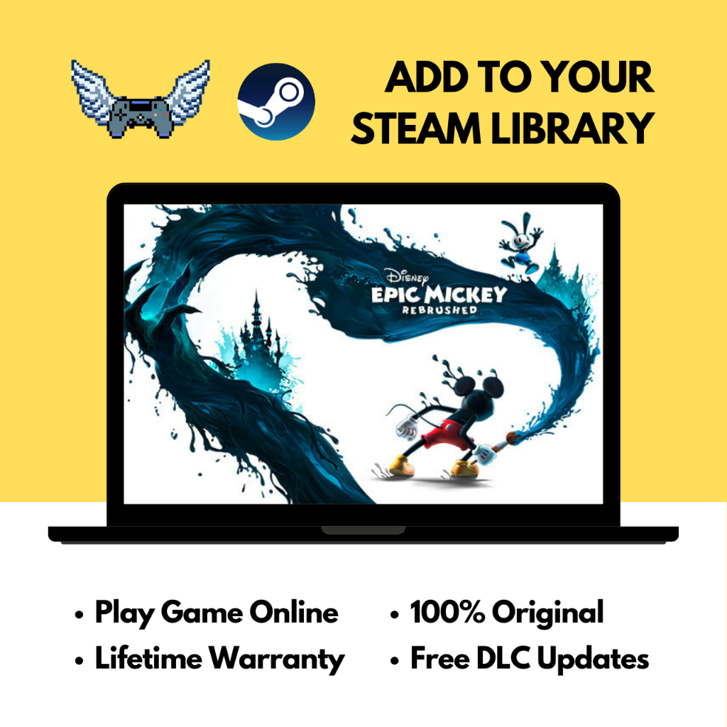[PLAY NOW] Disney Epic Mickey: Rebrushed | Own Steam Account, Offline ...