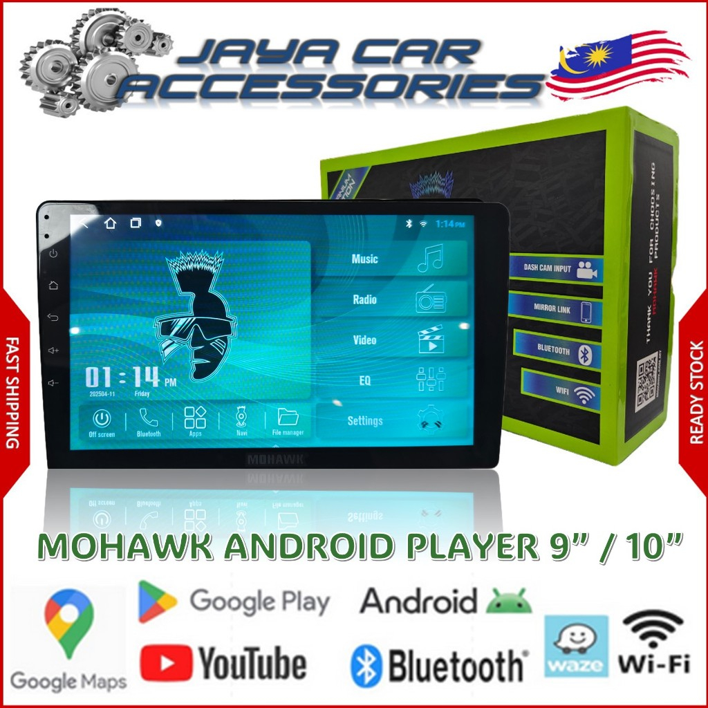 Mohawk Android Player 9"10" 1+32 CAR ANDROID PLAYER ONE YEAR'S WARRANTY ...