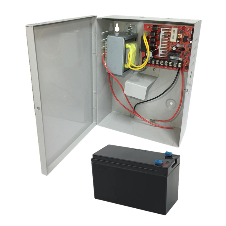 Door Access System Backup Battery Sets (Power Supply+Backup Battery ...