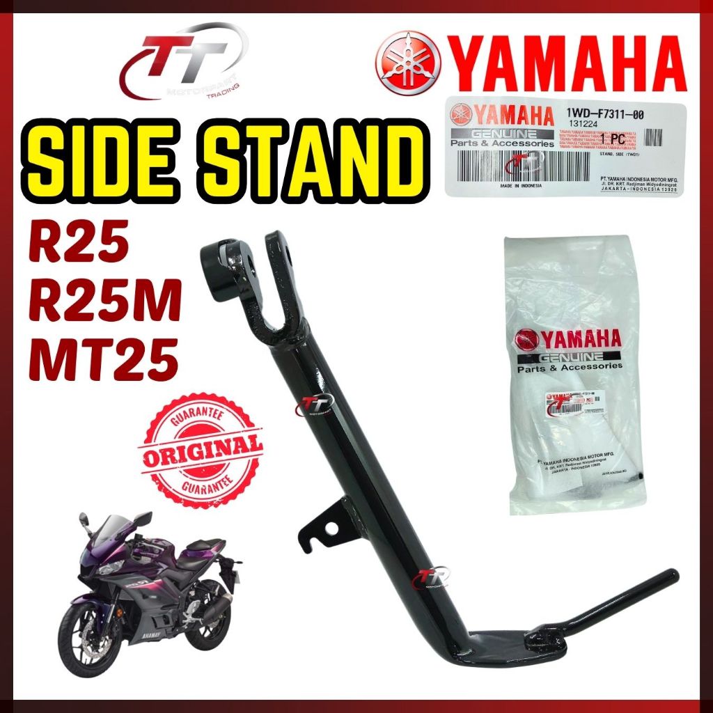R25 V1-V3 MT25 YZF-R25 R25M MT-25 MT 25 Side Stand Tongkat Tepi Kaki ...