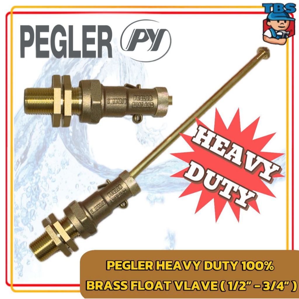 ORIGINAL PEGLER BRASS FLOAT VALVE / HEAVY DUTY BRASS FLOAT VALVE ...