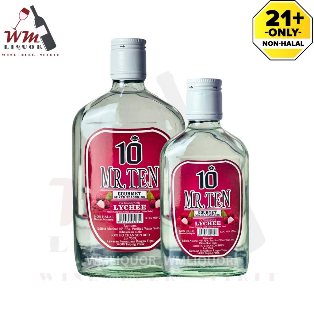 MR.TEN Lychee ( 170ml / 350ml ) | Shopee Malaysia