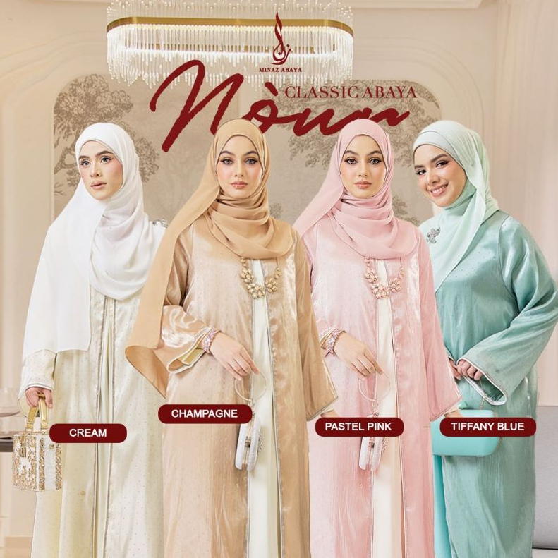 MINAZ ABAYA | NOUR WOMEN ABAYA | Shopee Malaysia