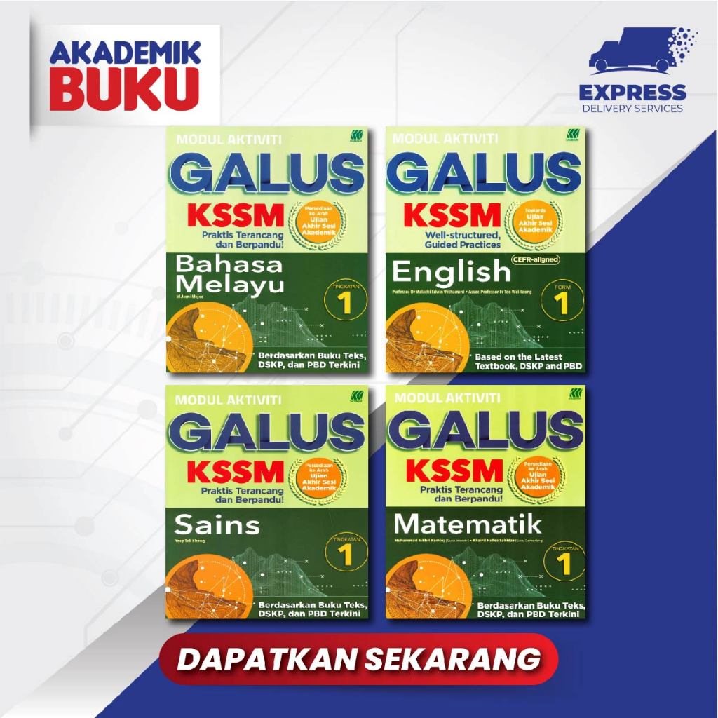 Akademik Buku Sasbadi Modul Aktiviti Galus KSSM Tingkatan 1 | Shopee Malaysia