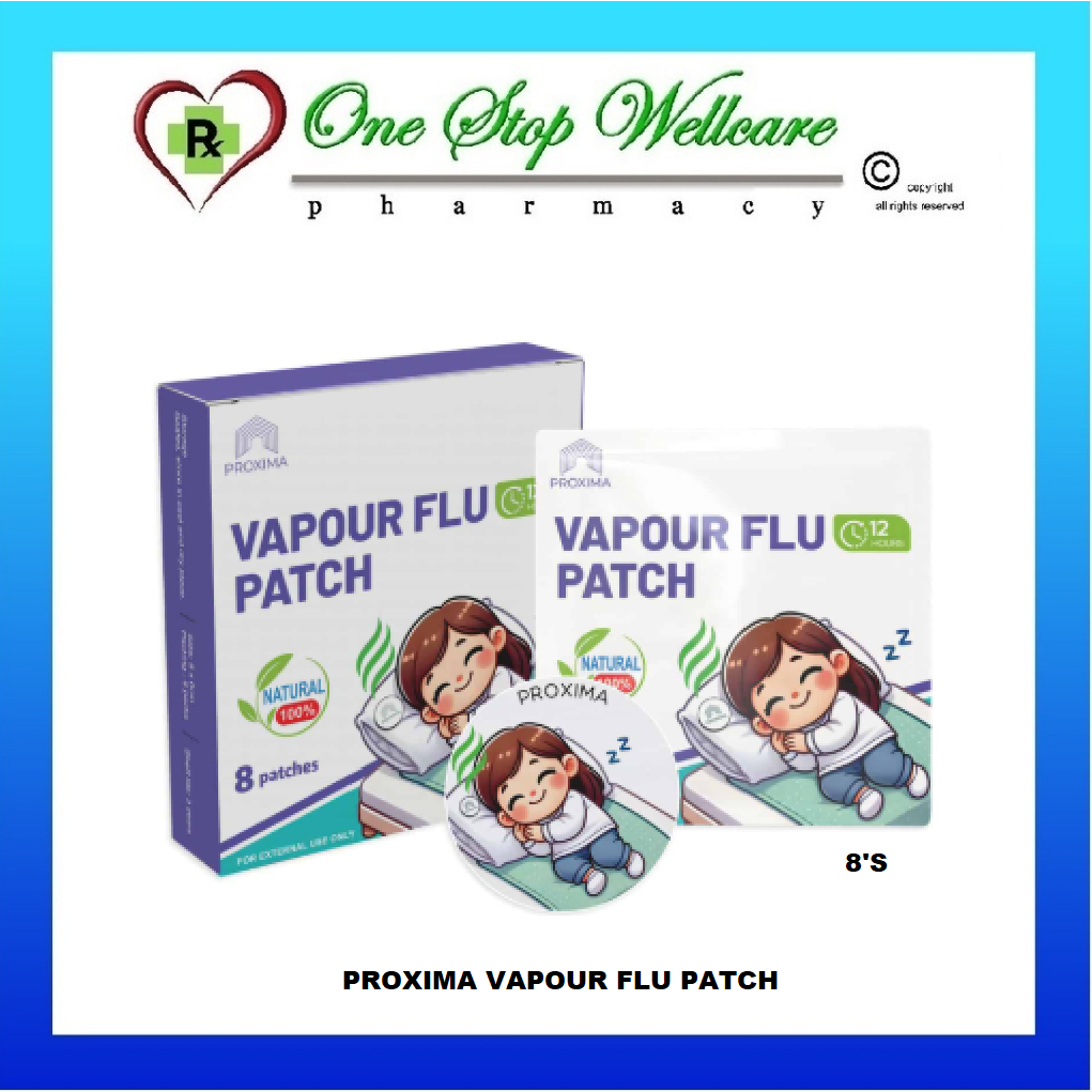 PROXIMA TAMPALAN VAPOR FLU (8 KEPING) / PROXIMA VAPOUR FLU PATCH 8 ...