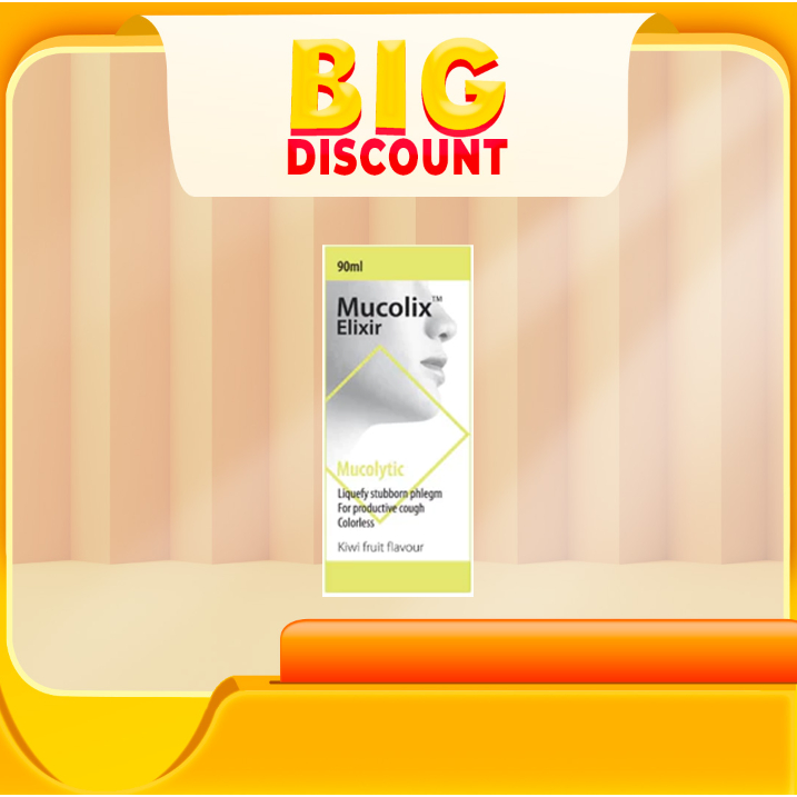 （EXP10/25) Mucolix Elixir Cold & Cough Relief (90ml) | Shopee Malaysia