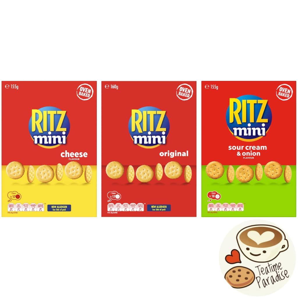 Ritz Mini Crackers 155g / 160g (Original / Cheese / Sour Cream & Onion ...
