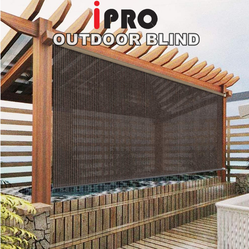 IPRO 1 Piece Outdoor Blind Curtain Privacy Fence Outdoor Sun Shade ...