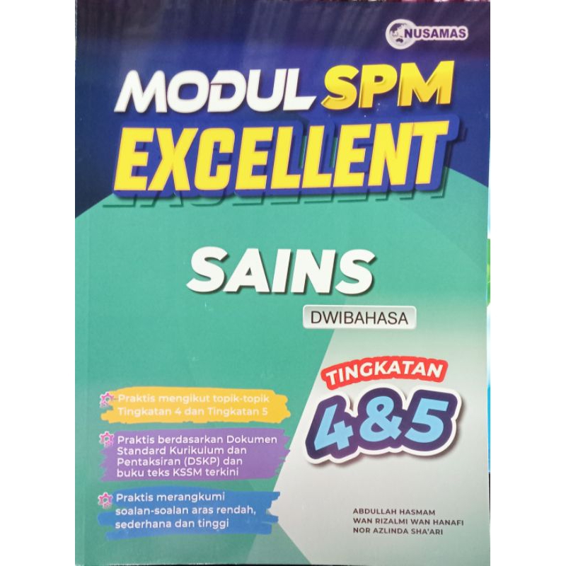 MODUL SPM EXCELLENT SAINS DWIBAHASA TINGKATAN 4 & 5 KSSM | Shopee Malaysia