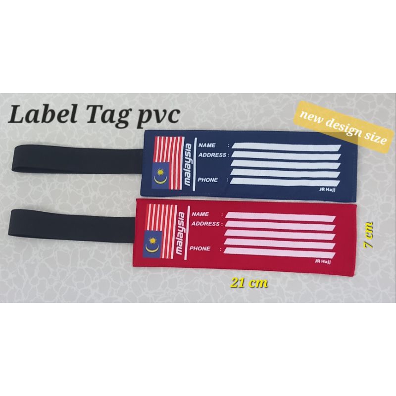 Label Tag Bagasi PVC Umrah Haji | Shopee Malaysia